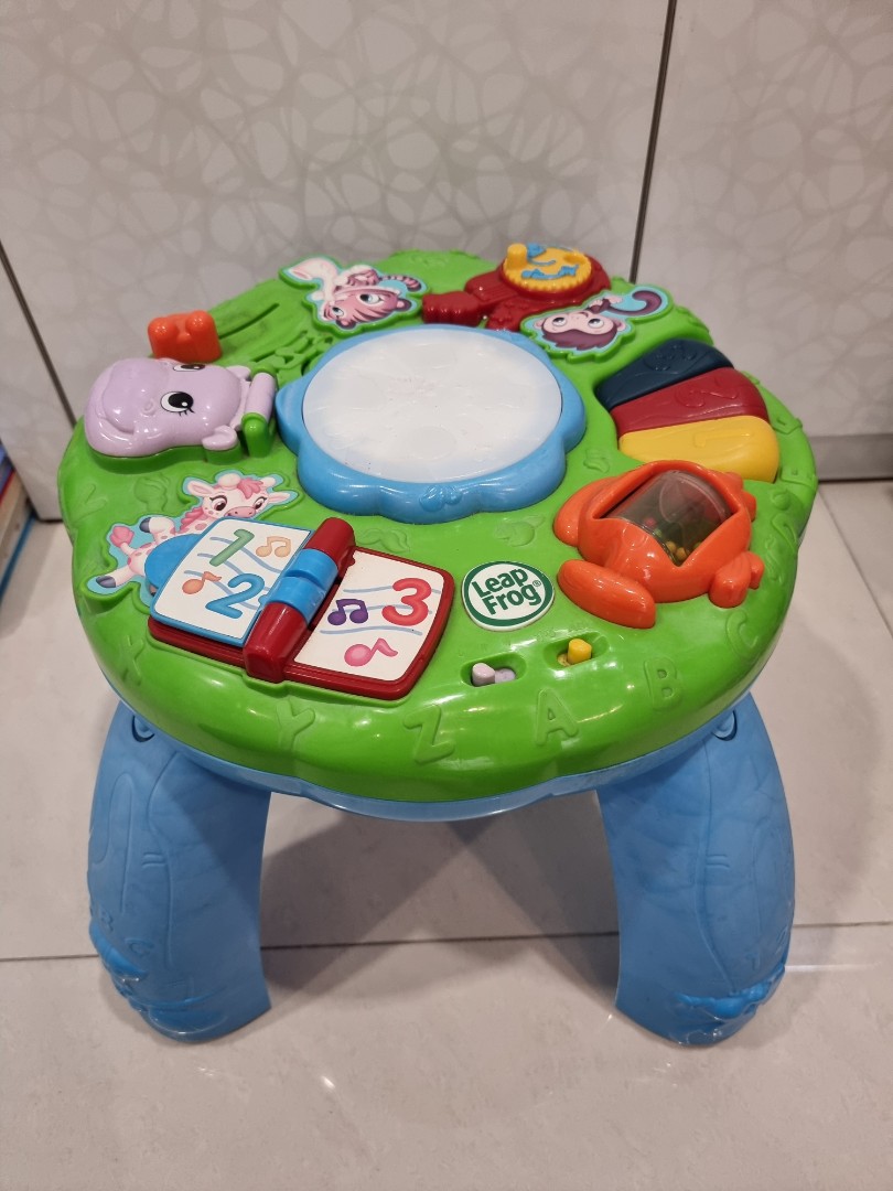 Leap Frog activity learning table, Babies & Kids, Infant Playtime on ...
