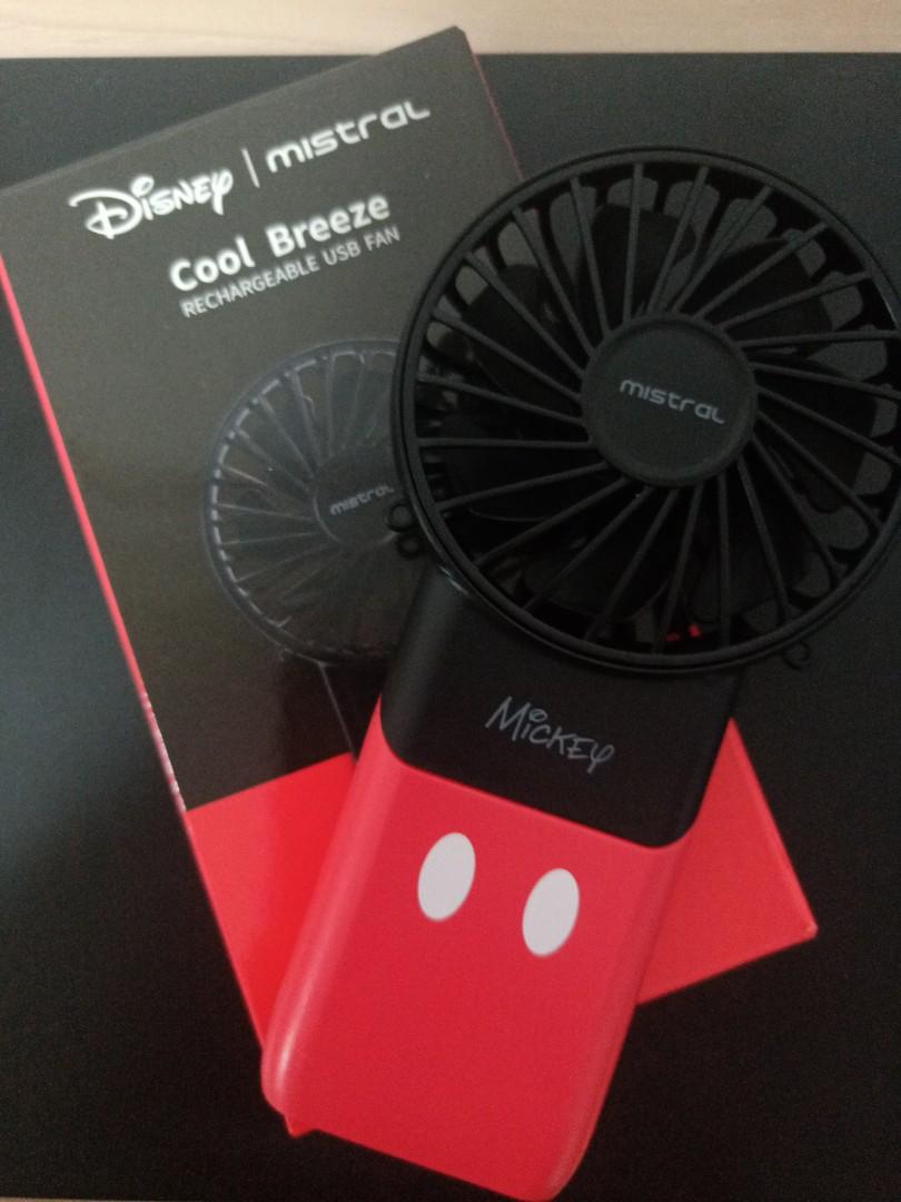 Mickey portable fan, Furniture & Home Living, Lighting & Fans, Fans on ...