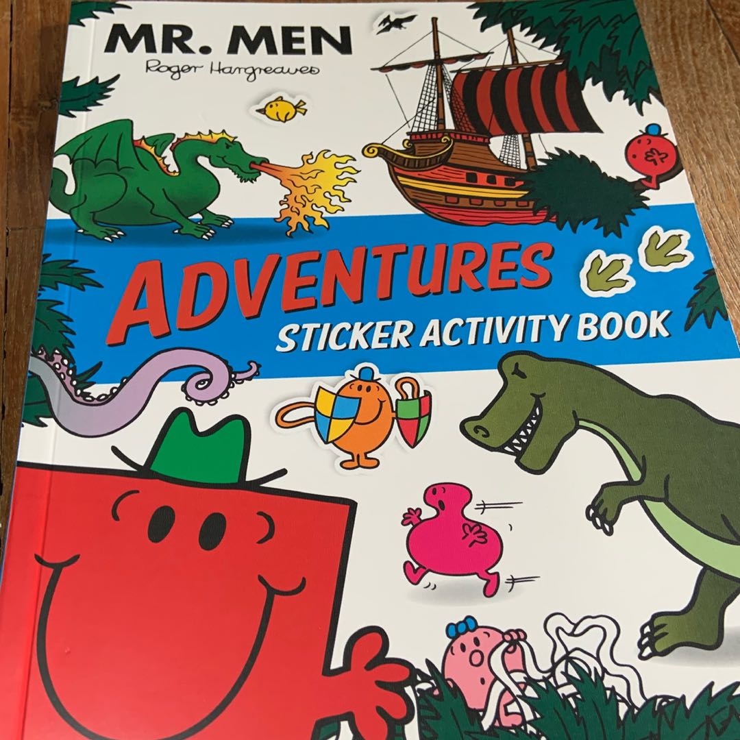 Mr. Men & Little Miss Adventures Sticker Activity Book, Hobbies & Toys ...