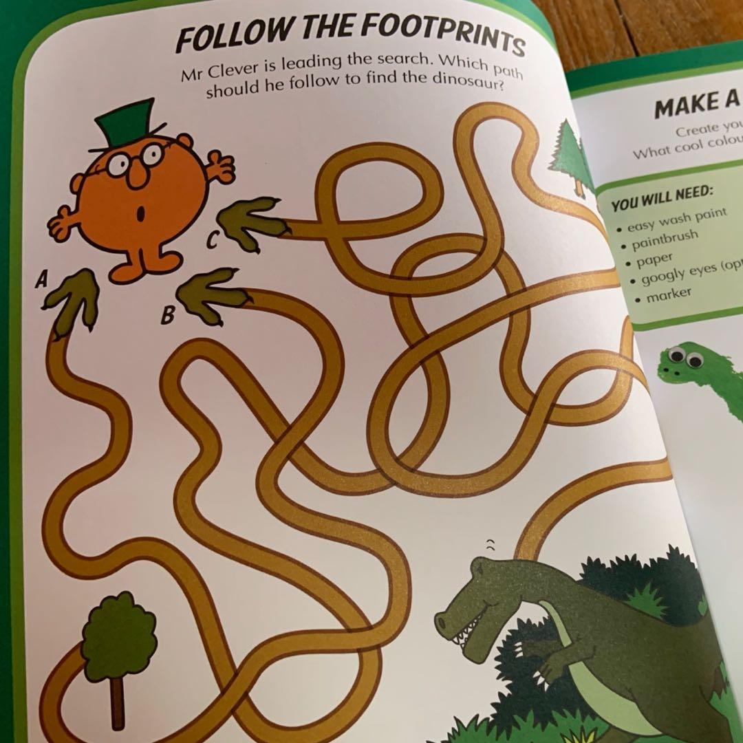 Mr. Men & Little Miss Adventures Sticker Activity Book, Hobbies & Toys ...