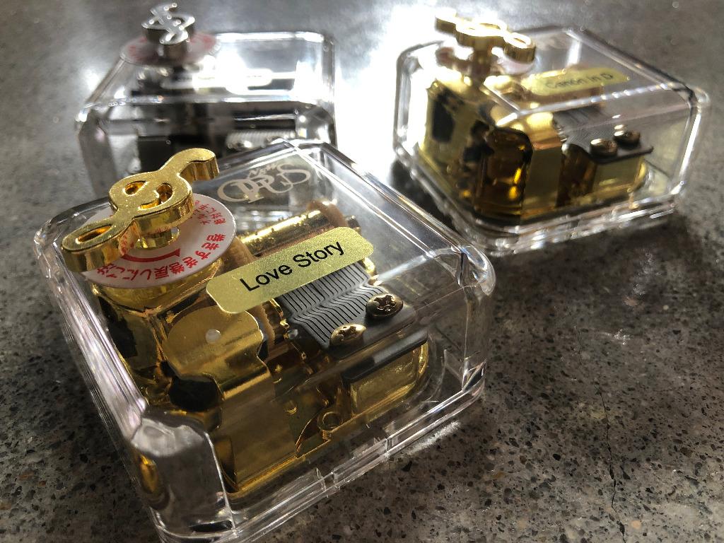 Musical Wind-Up Box - Japanese Hand Made (Various Musical Notes ...