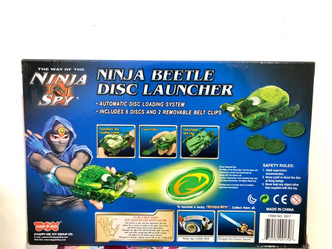Ninja Beetle Disc Launcher, Hobbies & Toys, Toys & Games on Carousell