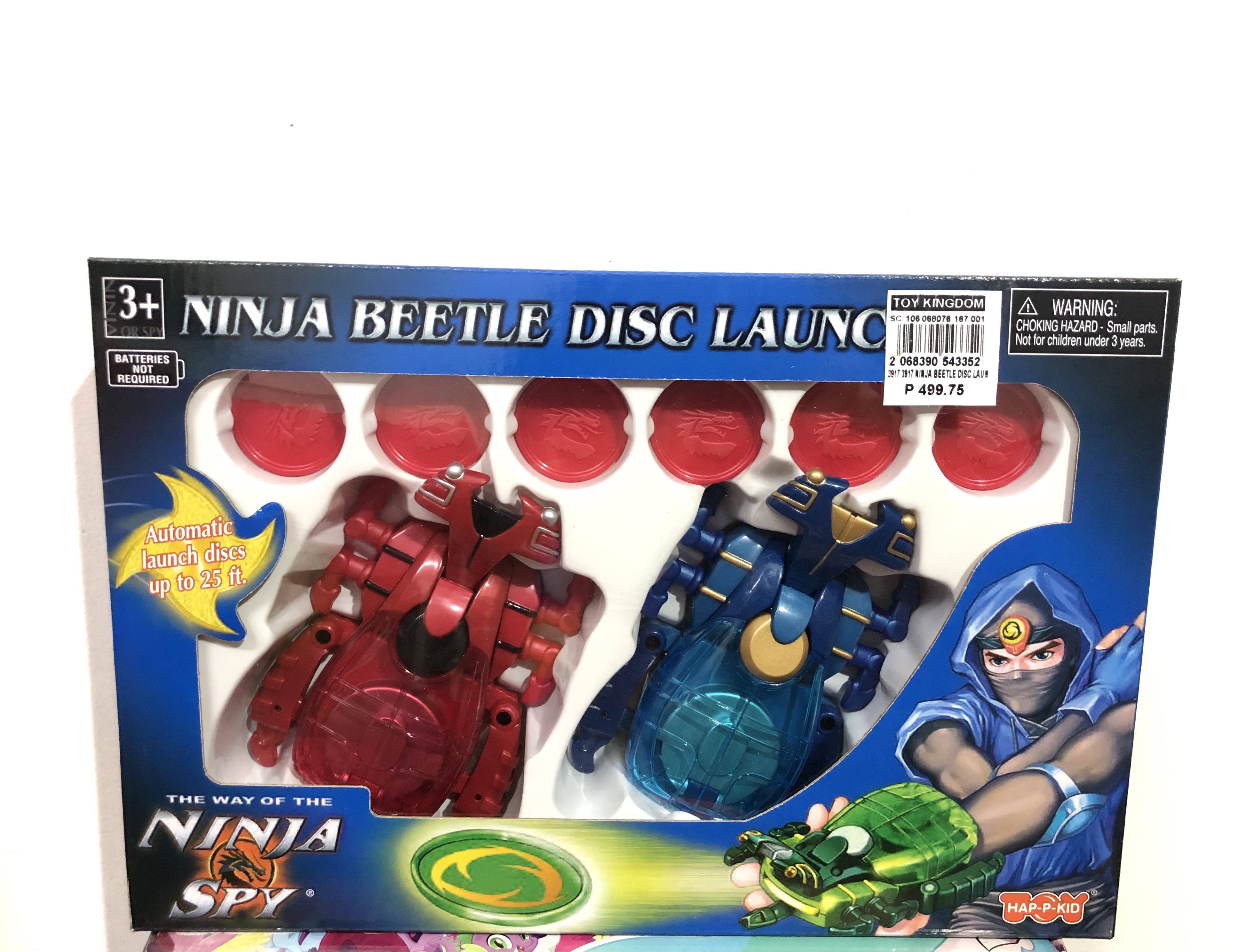 Ninja Beetle Disc Launcher, Hobbies & Toys, Toys & Games on Carousell