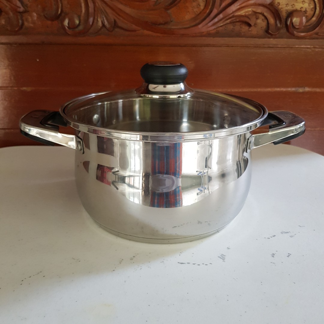 Oneida Cooking Pot 18/10 Stainless Steel, Furniture & Home Living ...