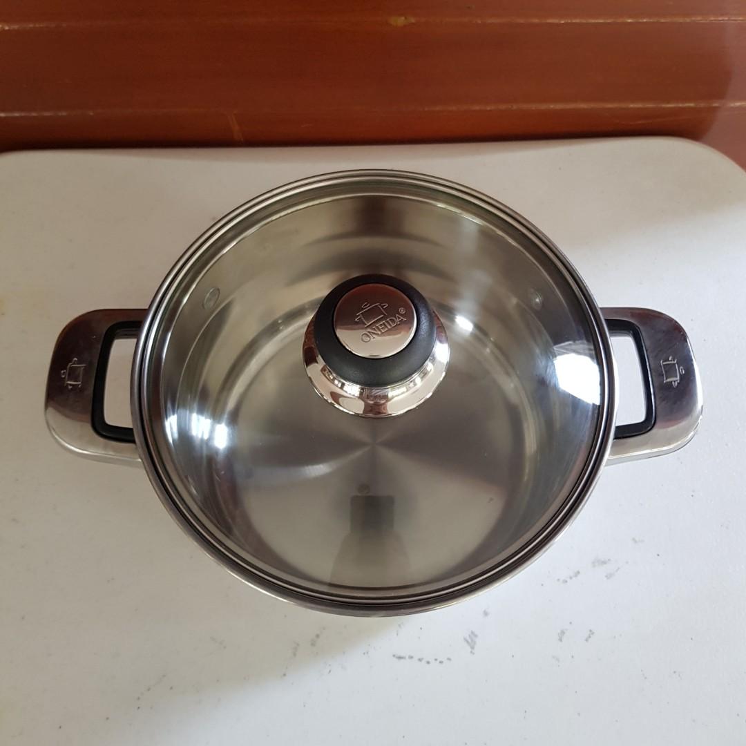 Oneida Cooking Pot 18/10 Stainless Steel, Furniture & Home Living ...