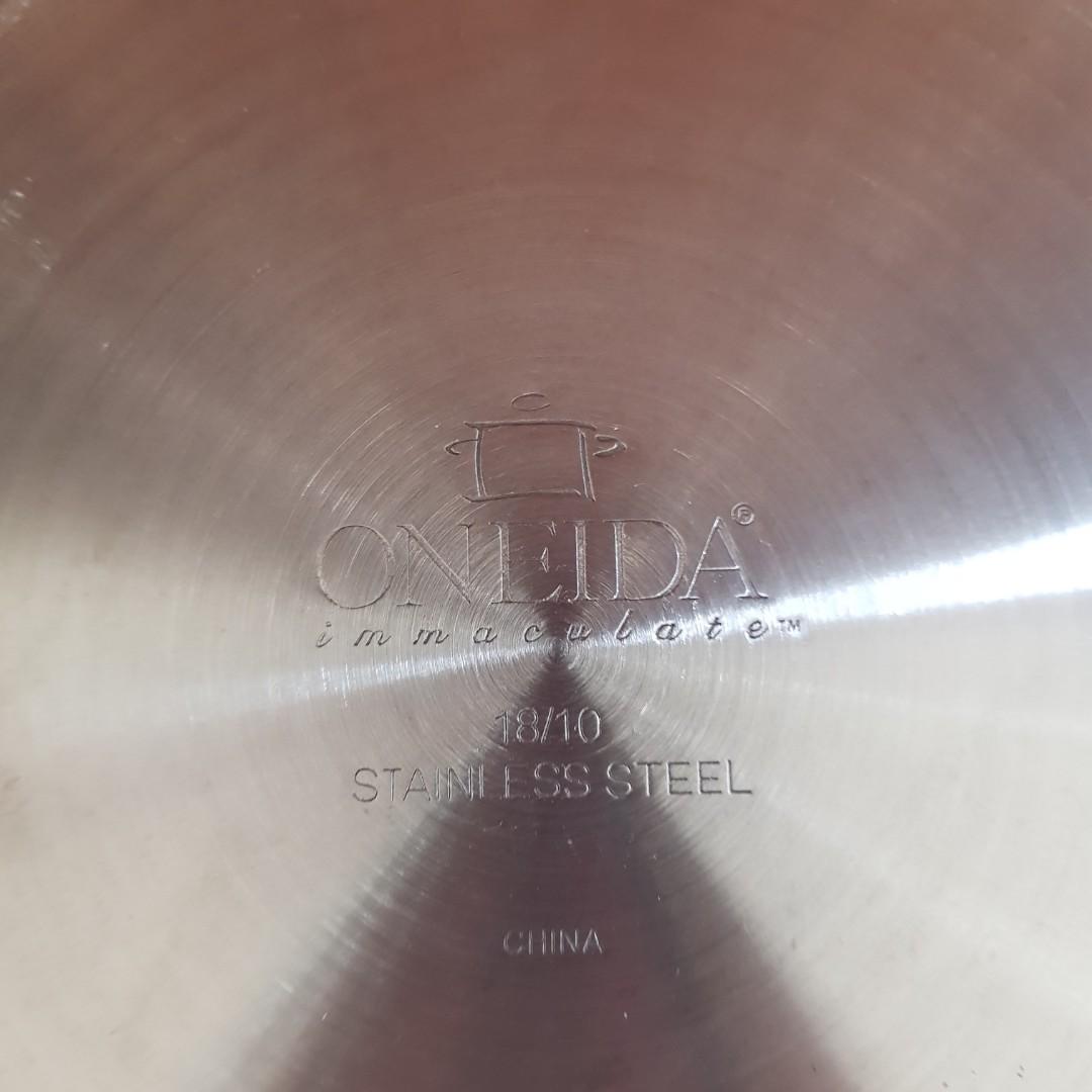 Oneida Cooking Pot 18/10 Stainless Steel, Furniture & Home Living ...