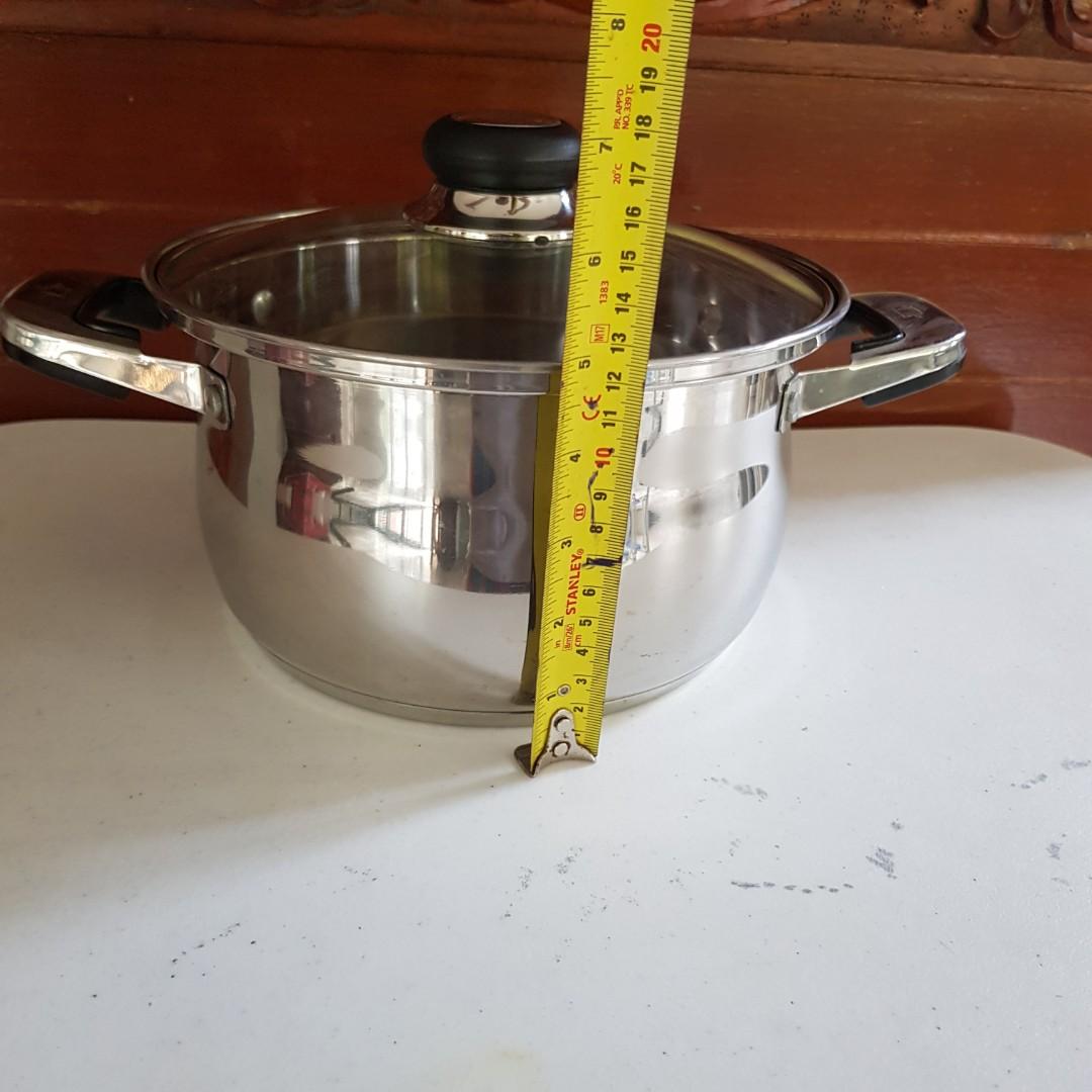 Oneida Cooking Pot 18/10 Stainless Steel, Furniture & Home Living ...