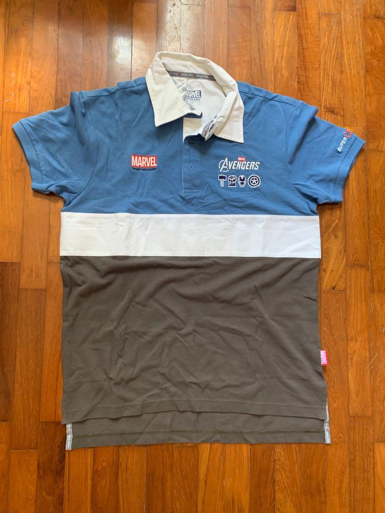 Original Marvel Avenger Polo Shirt, Men's Fashion, Tops & Sets, Tshirts ...