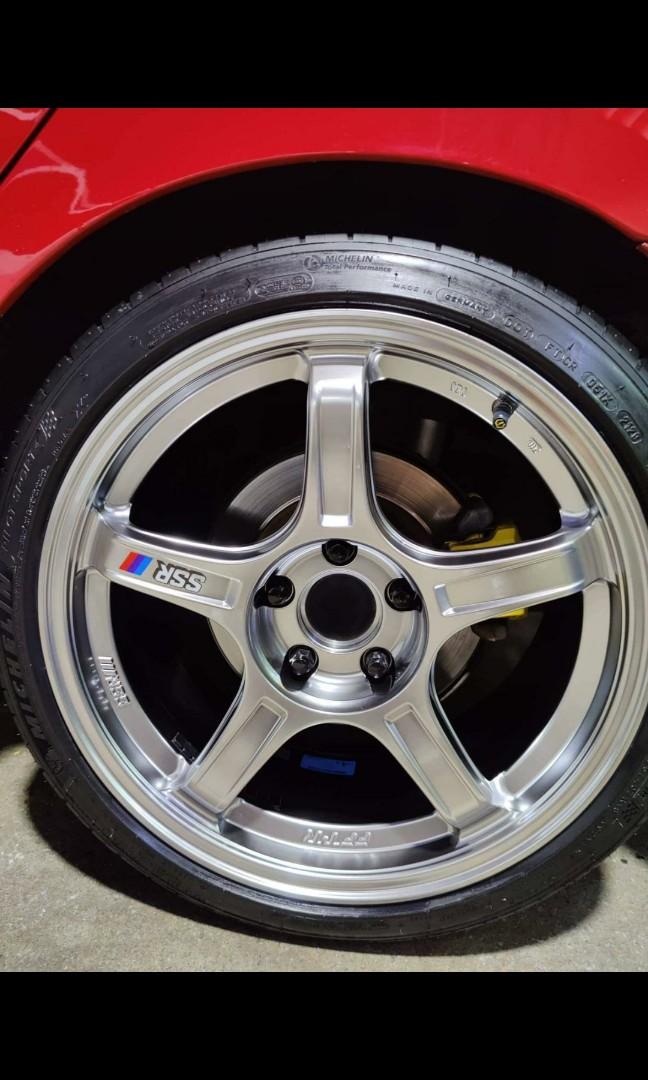 ORIGINAL SSR RIMS GTX03, Car Accessories, Tyres & Rims on Carousell