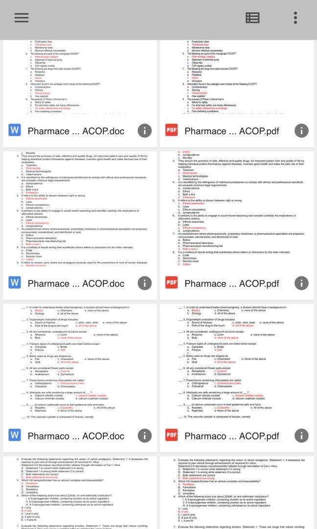 PACOP Reviewers, Hobbies & Toys, Books & Magazines, Textbooks on Carousell
