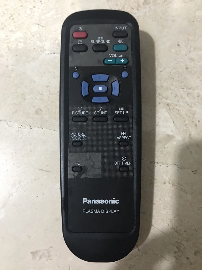 Panasonic TV remote control, TV & Home Appliances, TV & Entertainment ...