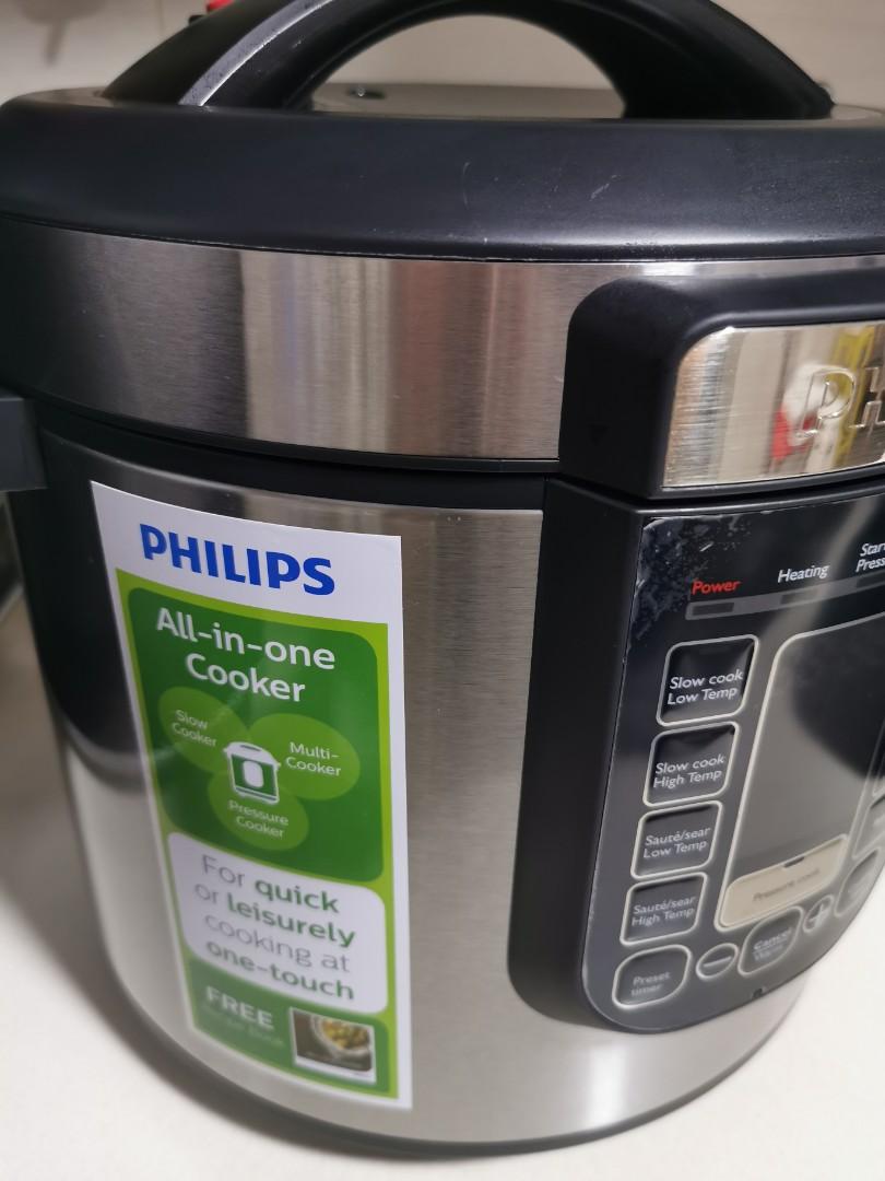Philips HD2137 | Viva Collection All-In-One Pressure Cooker 6 Litres ...