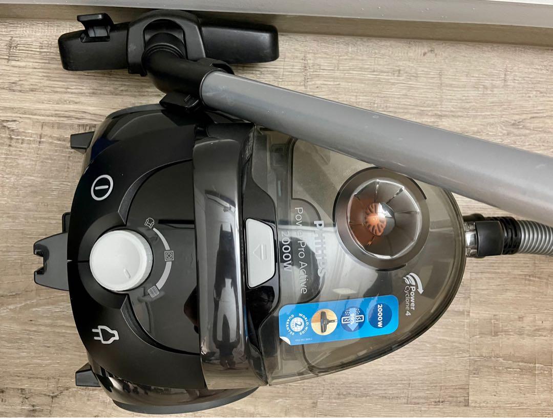 Philips Powerpro Active 2000W - Power Cyclone 4, TV & Home Appliances ...