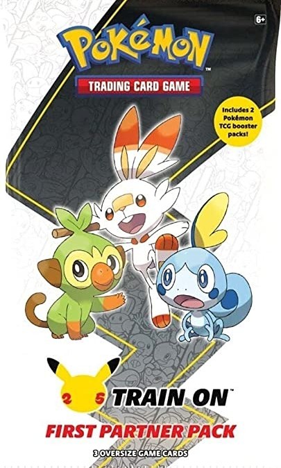 Pokemon TCG Card 25th Anniversary First Partner Oversized Pack Galar ...
