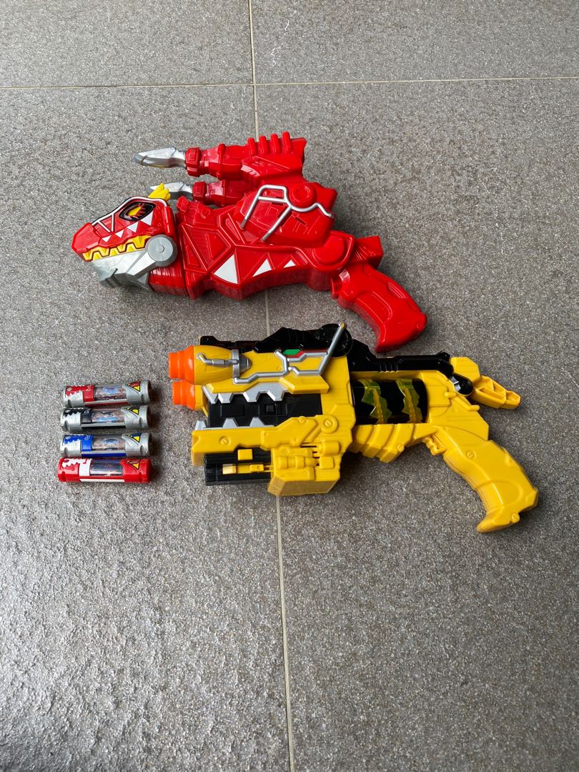 Power Rangers Dino Super Charge Morpher and T-Rex Morpher Blaster set ...