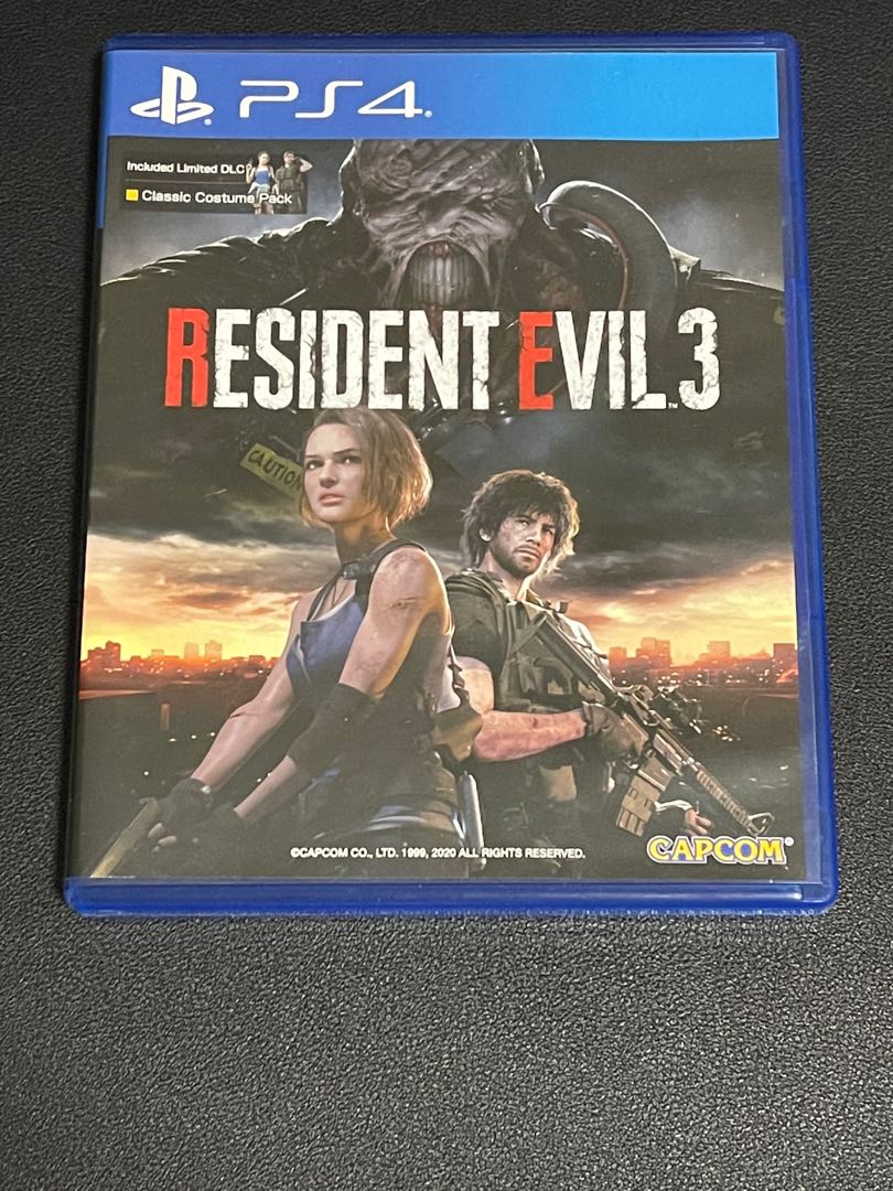 Resident Evil 3 Remake for PS4, Video Gaming, Video Games, PlayStation ...