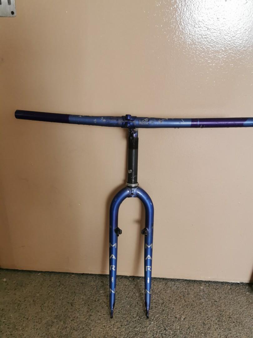 Retro build rigid fork stem and handlebar 26incj, Sports Equipment ...