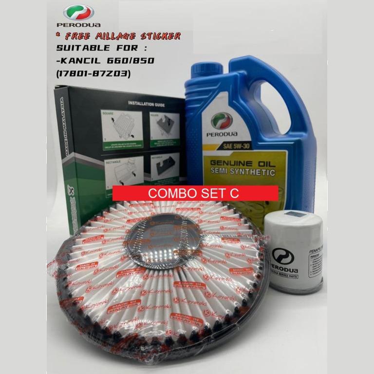 SC392 Combo Minyak Hitam Enjin FREE Oil Filter & Air Filter Perodua ...