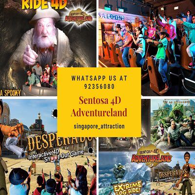 Sentosa 4D Adventureland, Tickets & Vouchers, Local Attractions ...