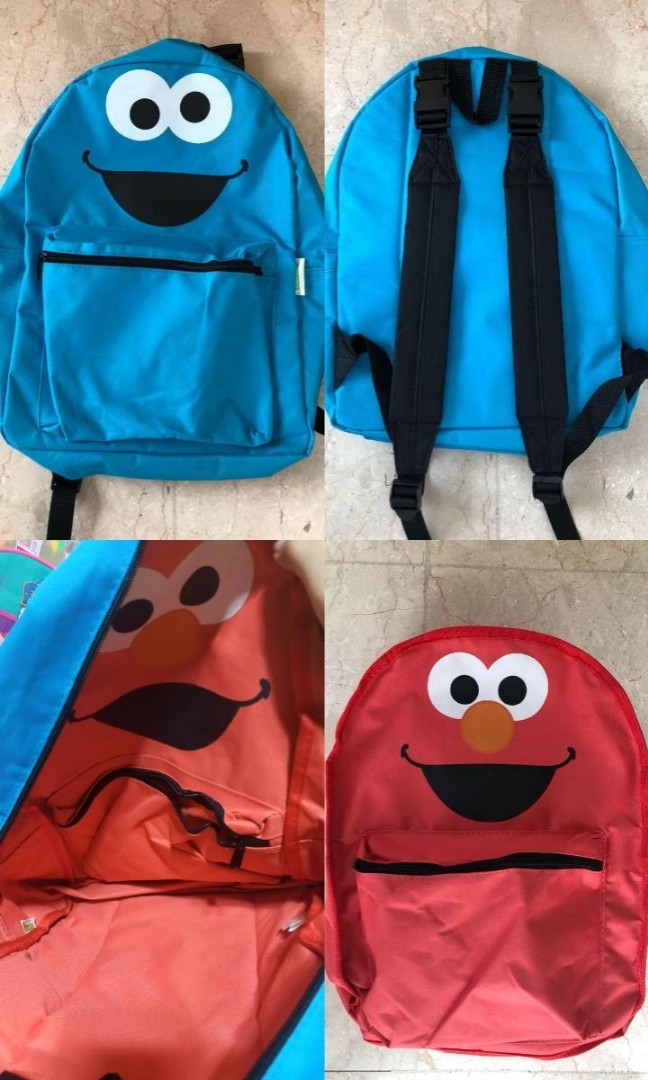 SESAME STREET Reversible Backpack, Men's Fashion, Bags, Backpacks on ...