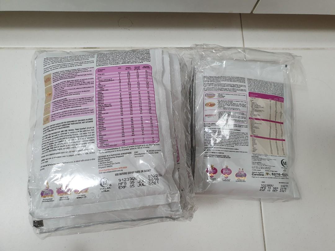 Similac total comfort stage 2 & 3 sachet, Babies & Kids, Nursing ...