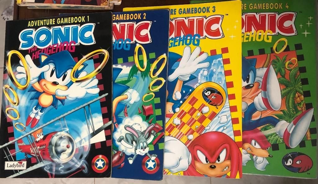 Sonic the Hedgehog Adventure Gamebook 1-4, Hobbies & Toys, Books ...