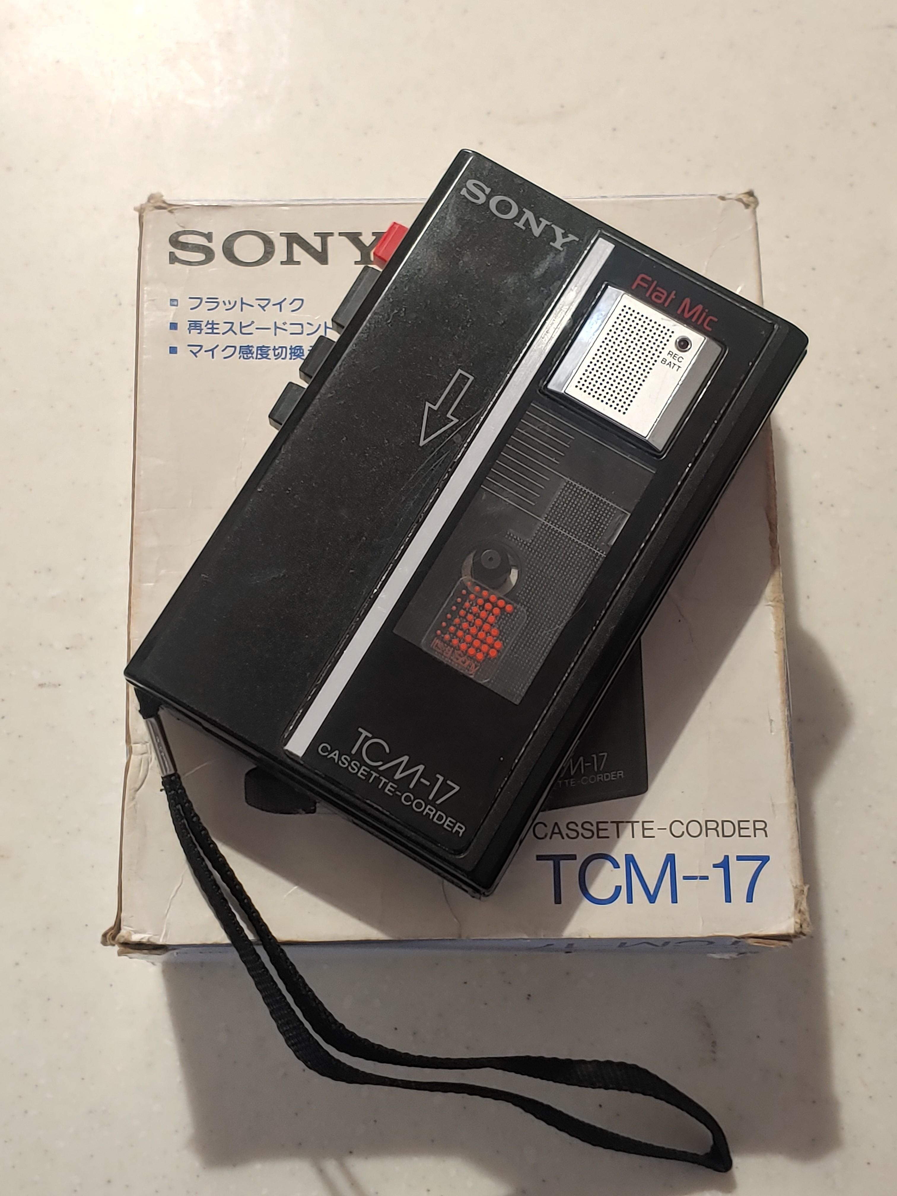 Sony TCM-17 Walkman Cassette Player Recorder, Audio, Portable Music ...