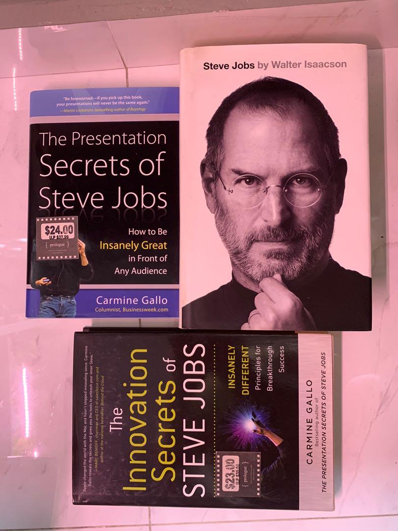 Steve jobs books, Hobbies & Toys, Books & Magazines, Textbooks on Carousell