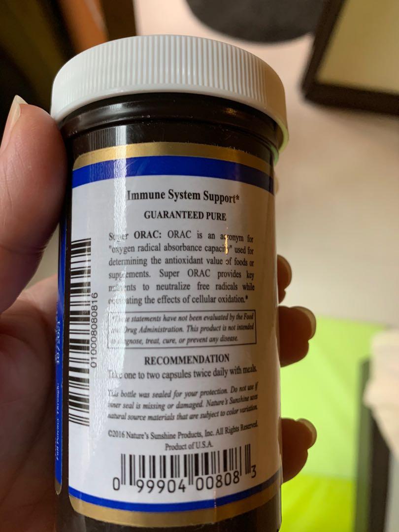 Antioxidant - Super ORAC, Health & Nutrition, Health Supplements ...