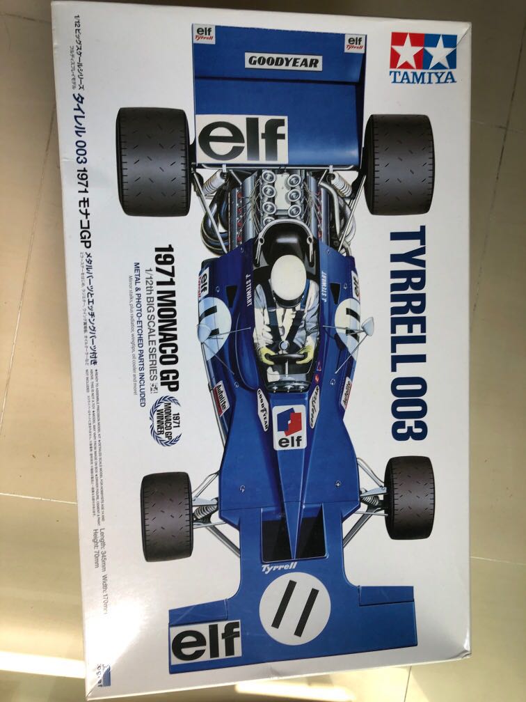 Tamiya Tyrrell 003 1971 Monaco GP 1/12 scale, Hobbies & Toys ...