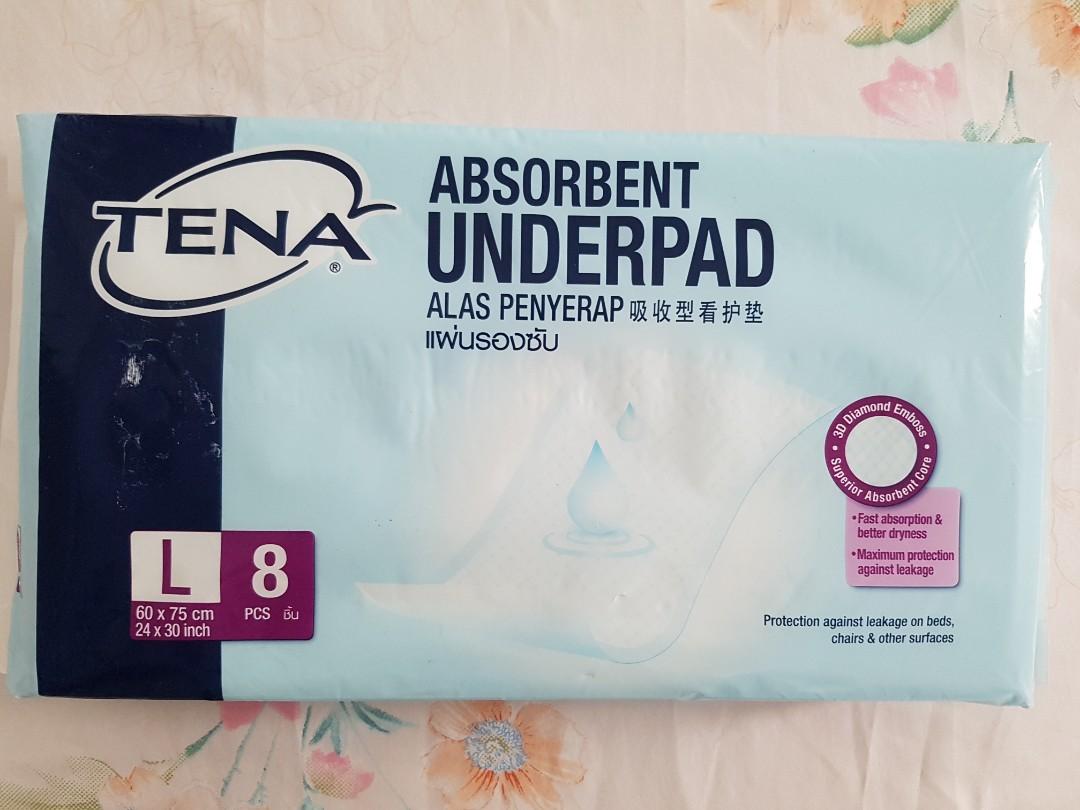 Tena underpad, Health & Nutrition, Assistive & Rehabilatory Aids, Adult ...