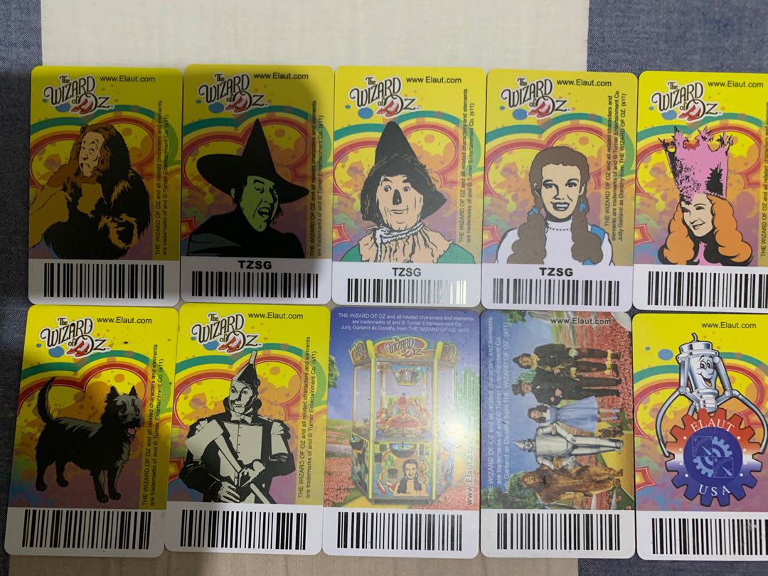 Timezone Gold Member Card and The Wizard of Oz full set cards, Hobbies ...