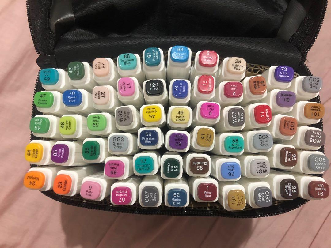 Touch New Markers 60 pcs, Hobbies & Toys, Stationary & Craft, Art ...