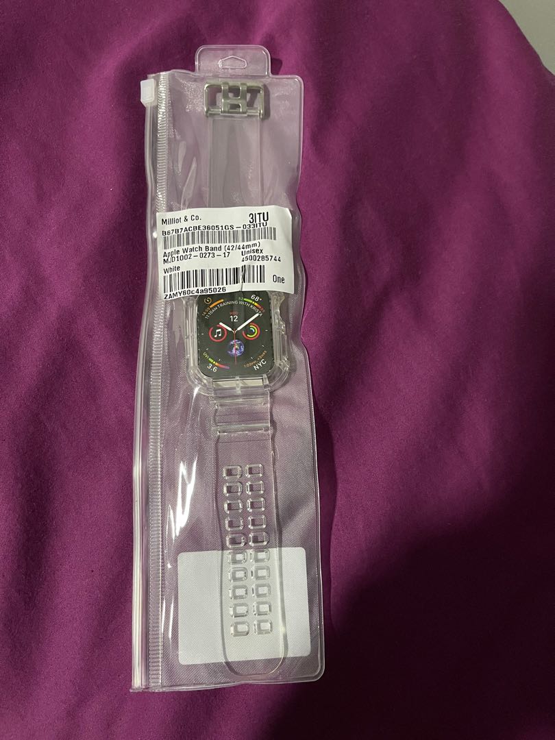 Transparent Apple Watch strap (44mm), Mobile Phones & Gadgets ...