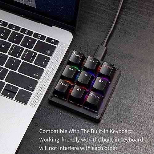 Vaydeer One Handed Macro Mechanical Keyboard Personalized ...