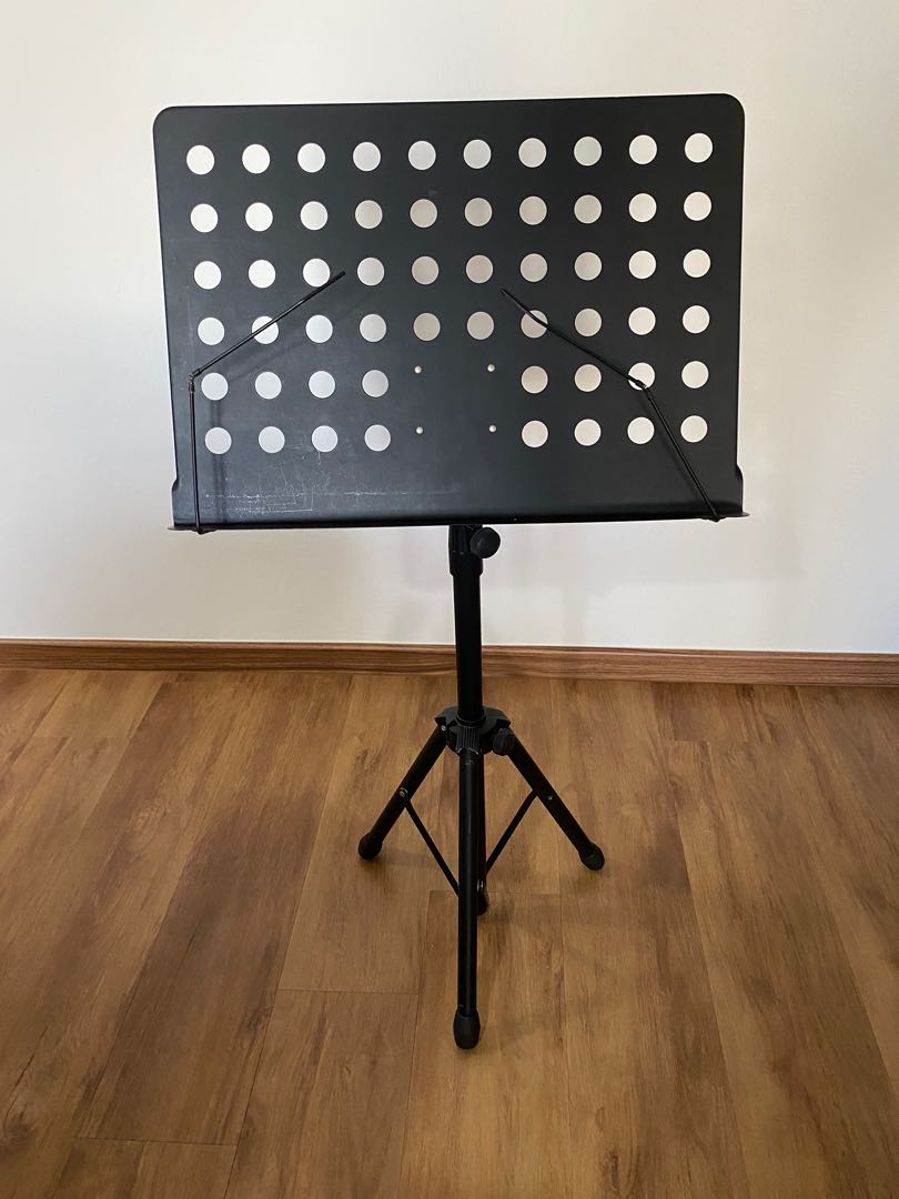 Versa score stand with sheet holder, Hobbies & Toys, Music & Media ...