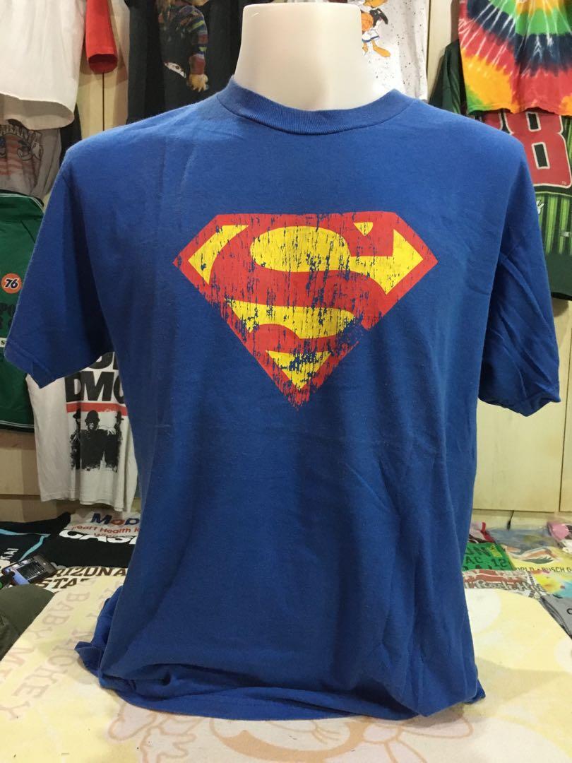 Vintage superman y2k big logo, Men's Fashion, Tops & Sets, Tshirts ...