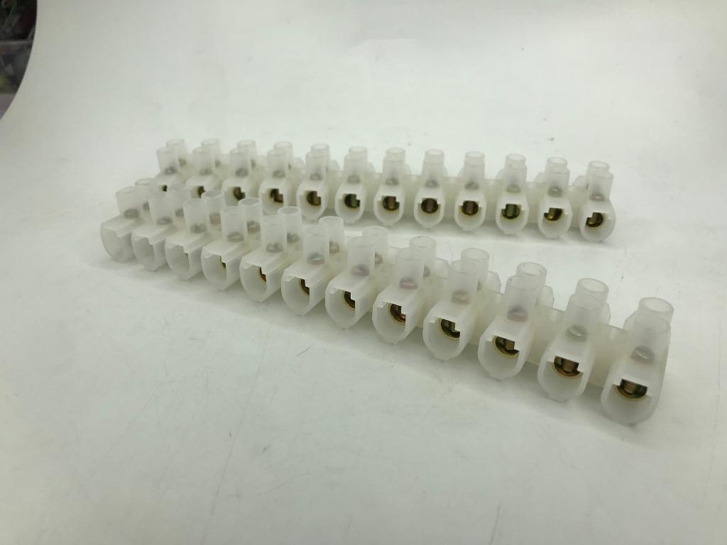 WIRE CONNECTOR (80 ampere 12PCS/1-SET) DUAL RAW SCREW TERMINAL ELECTRIC ...