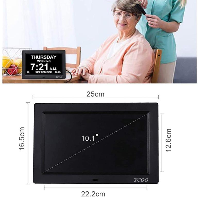 YCOO [New Version ] Digital Calendar Clock, Alarm Clock - Memory Loss ...