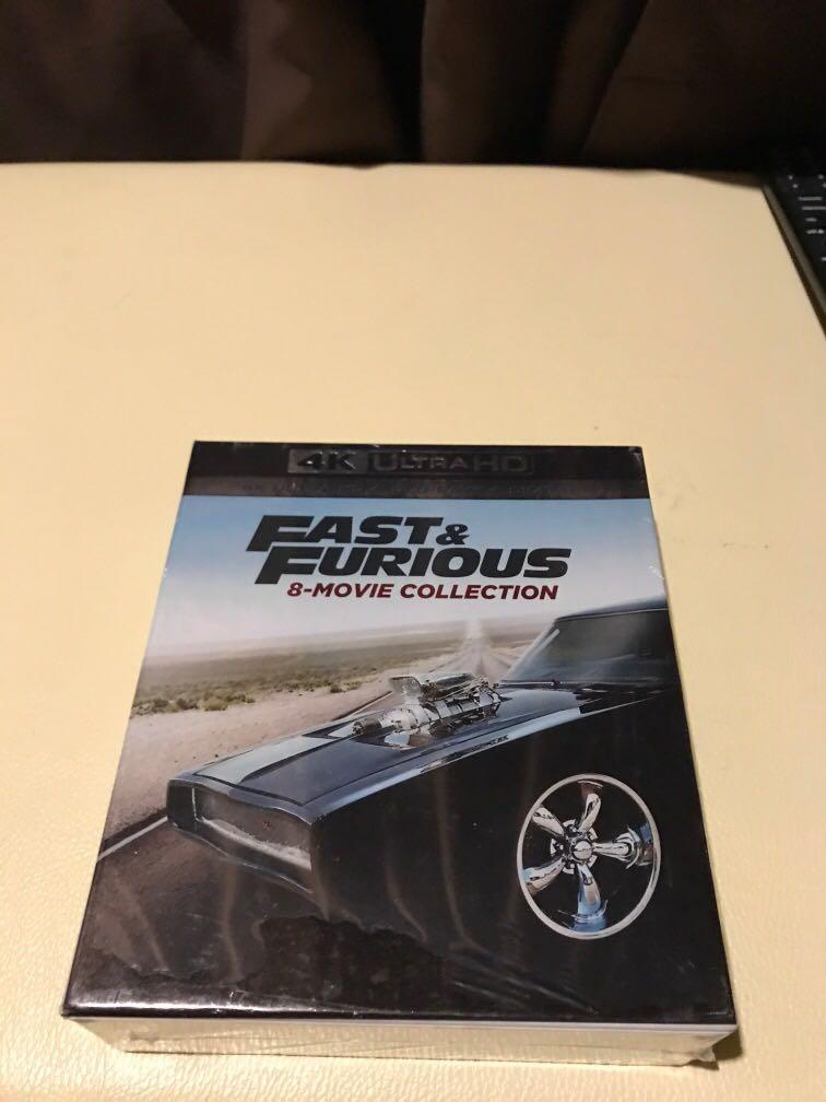4K UHD fast and furious full 8 movies box set, Hobbies & Toys, Music ...