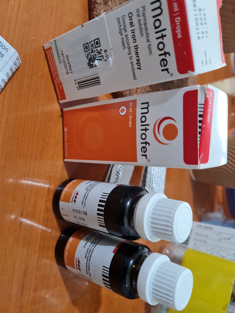 Baby Oral Iron Therapy (Maltofer) Drops, Babies & Kids, Nursing ...