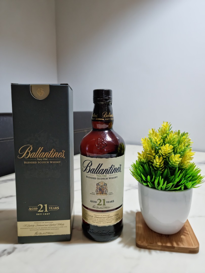 Ballantine's 21 years 70cl Whisky, Food & Drinks, Alcoholic Beverages ...