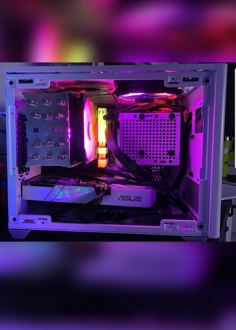 Beautiful ITX Gaming case - NR200p with RGB fans, Computers & Tech ...