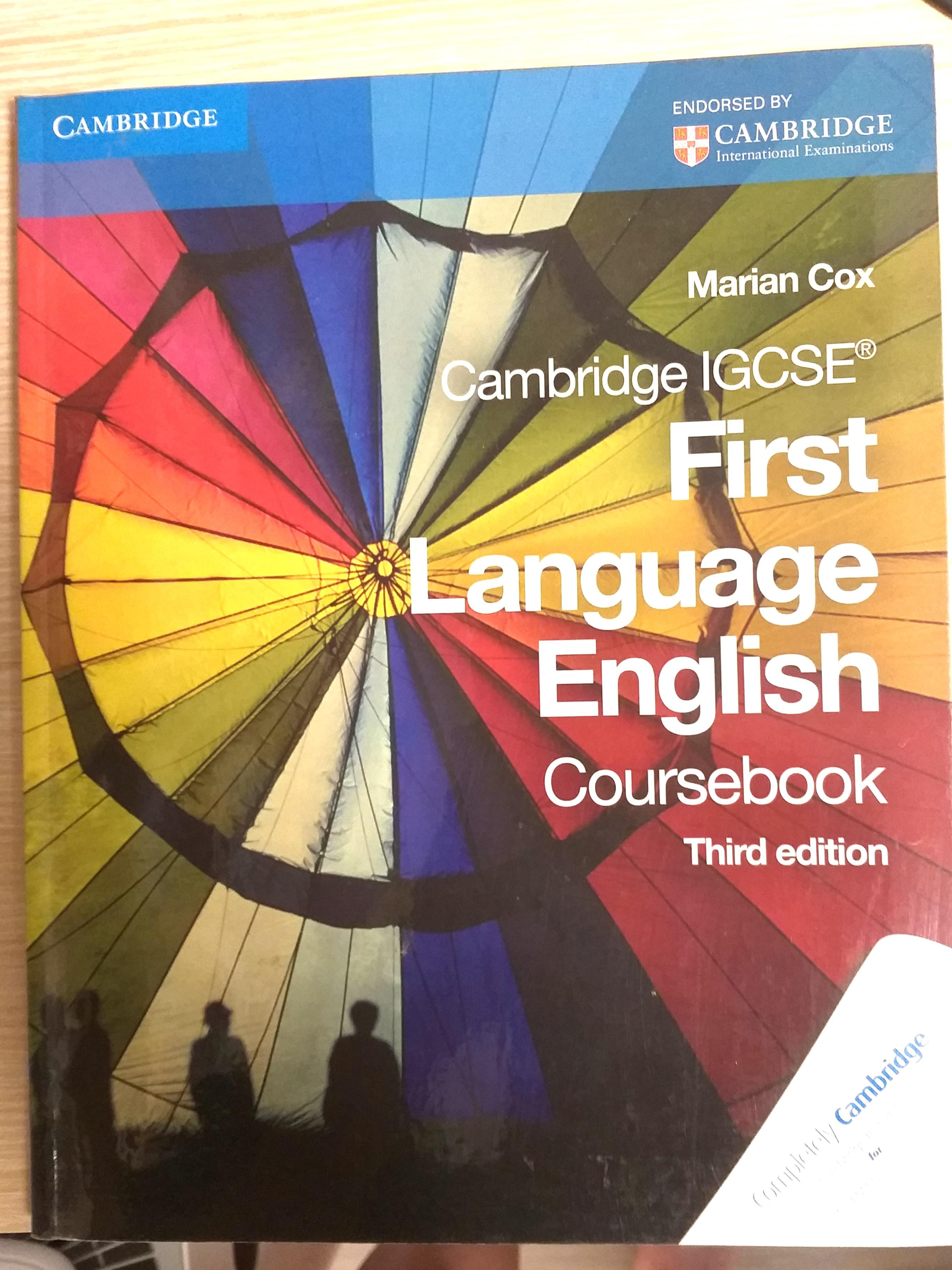 Cambridge IGCSE First Language English Coursebook, 興趣及遊戲, 書本 & 文具, 書本及 ...