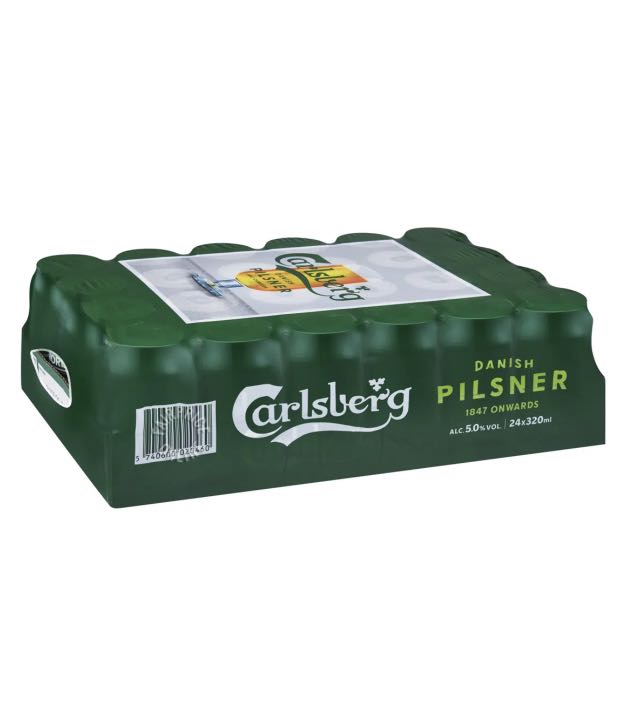 Carlsberg carton (BNIB) EXPIRY JAN 2022, Food & Drinks, Alcoholic ...