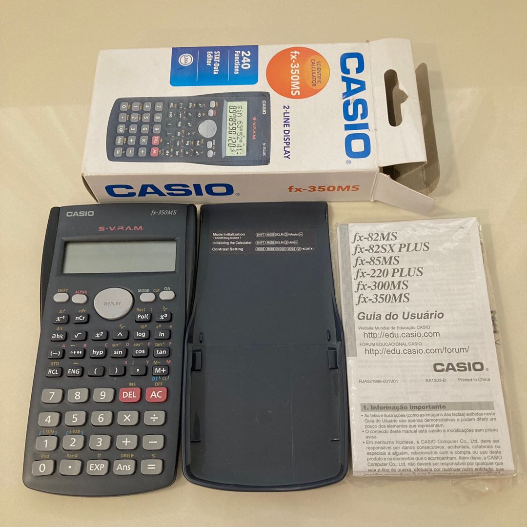 Casio fx-350MS Scientific Calculator, Computers & Tech, Office ...
