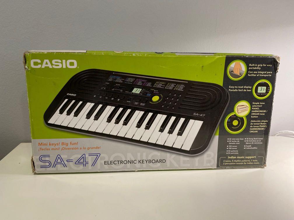 Casio SA-47 Keyboard, Hobbies & Toys, Music & Media, Musical ...