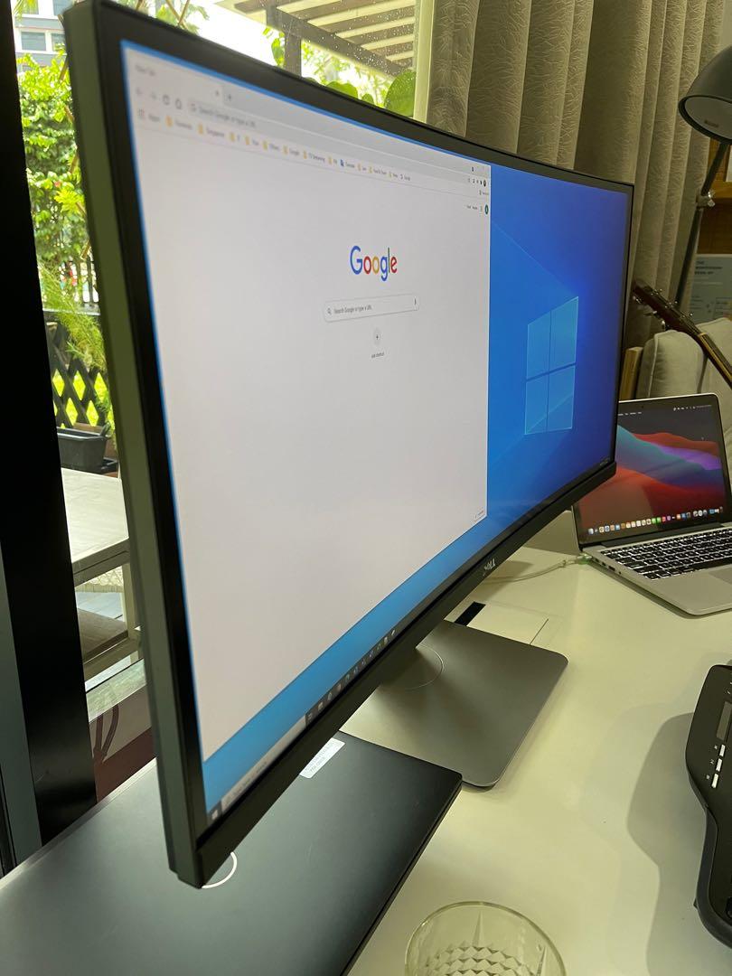 Dell Ultrawide 34 Curved Monitor Screen Computer Laptop PC, Computers ...