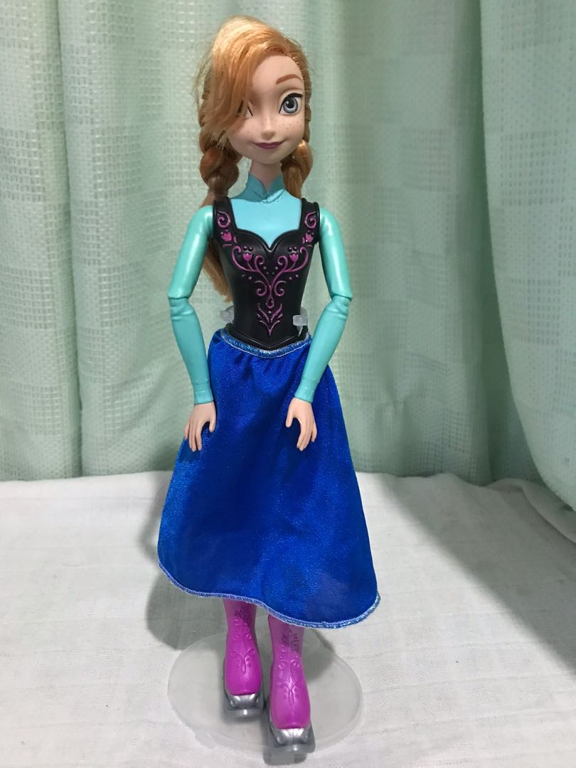 Disney Frozen Ice Skating Anna Doll, Hobbies & Toys, Toys & Games on ...
