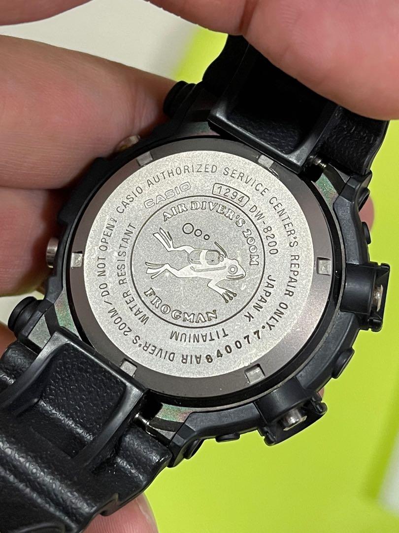 DW-8200 frogman, 名牌, 手錶 - Carousell